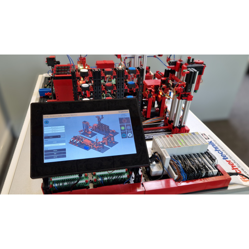 Fabrik-Simulation 24V - Simulation + TURCK CODESYS + HMI + RFID
